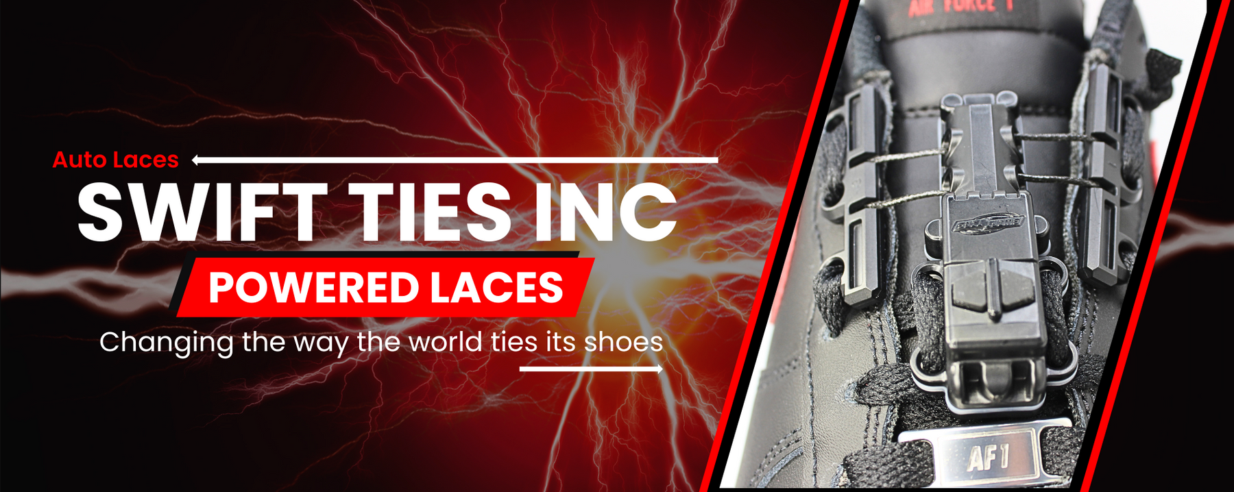 Auto-Lacing Device! The Easiest Way to Tie Your Shoes | Swift Ties ...